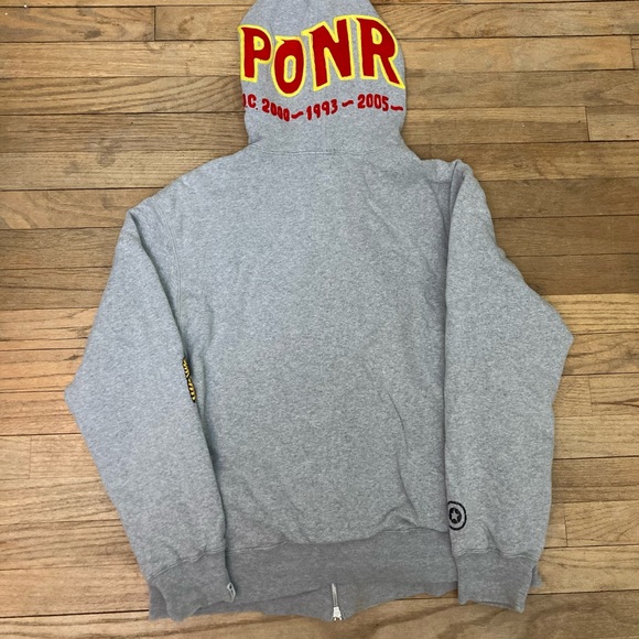 Bape | Sweaters | Bape Grey Full Zip Shark Hoodie First To Be Produced ...